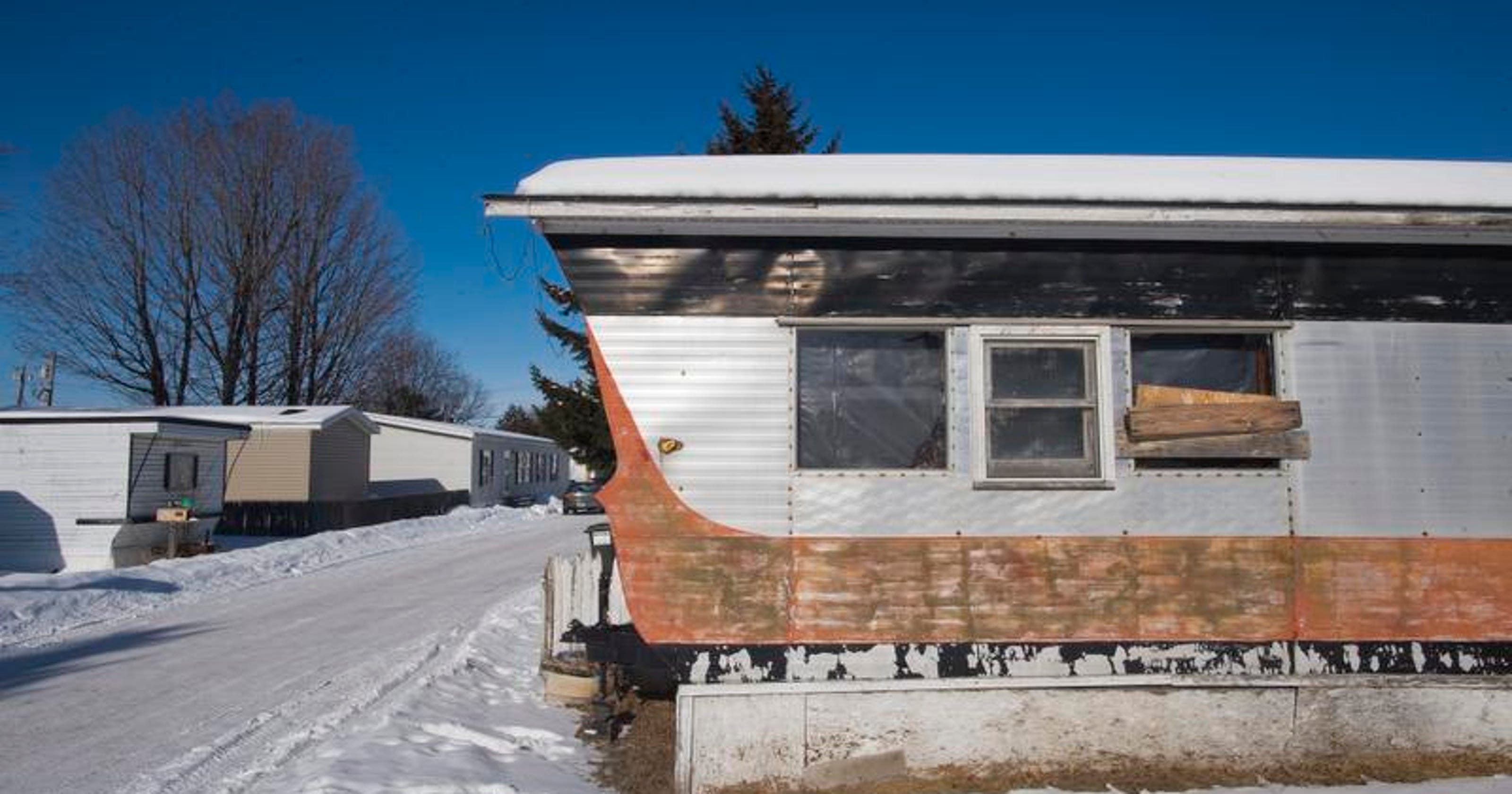 Abandoned homes in Burlington trailer park wait for city solutions
