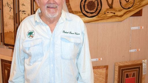 Milton artist 'paints with wood'