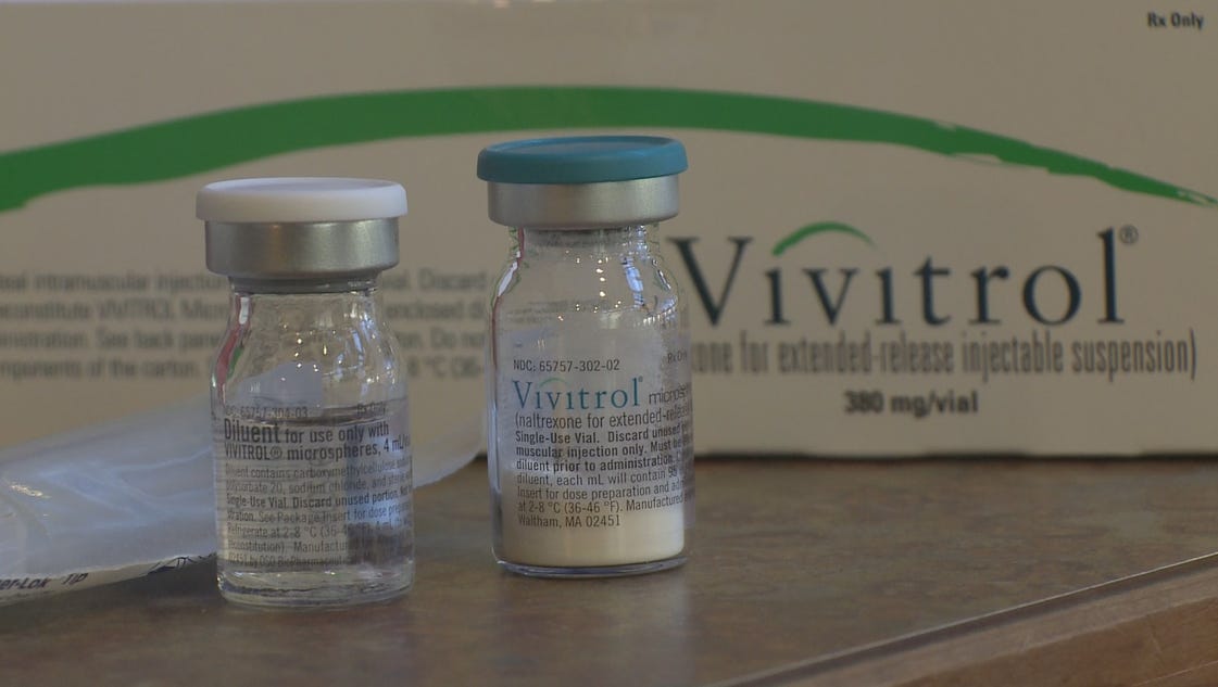 Vivitrol injection blocks cravings for a full month