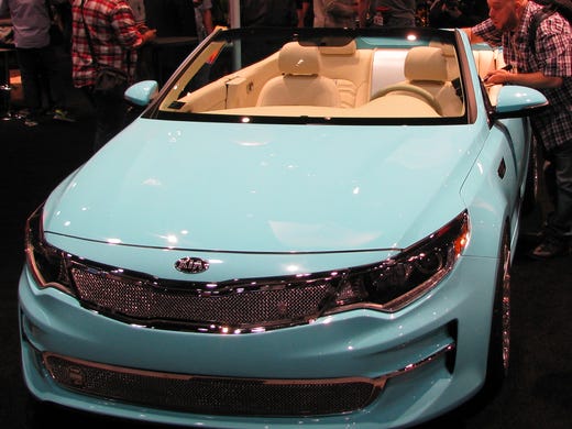 A Kia Optima convertible? Mighty cool