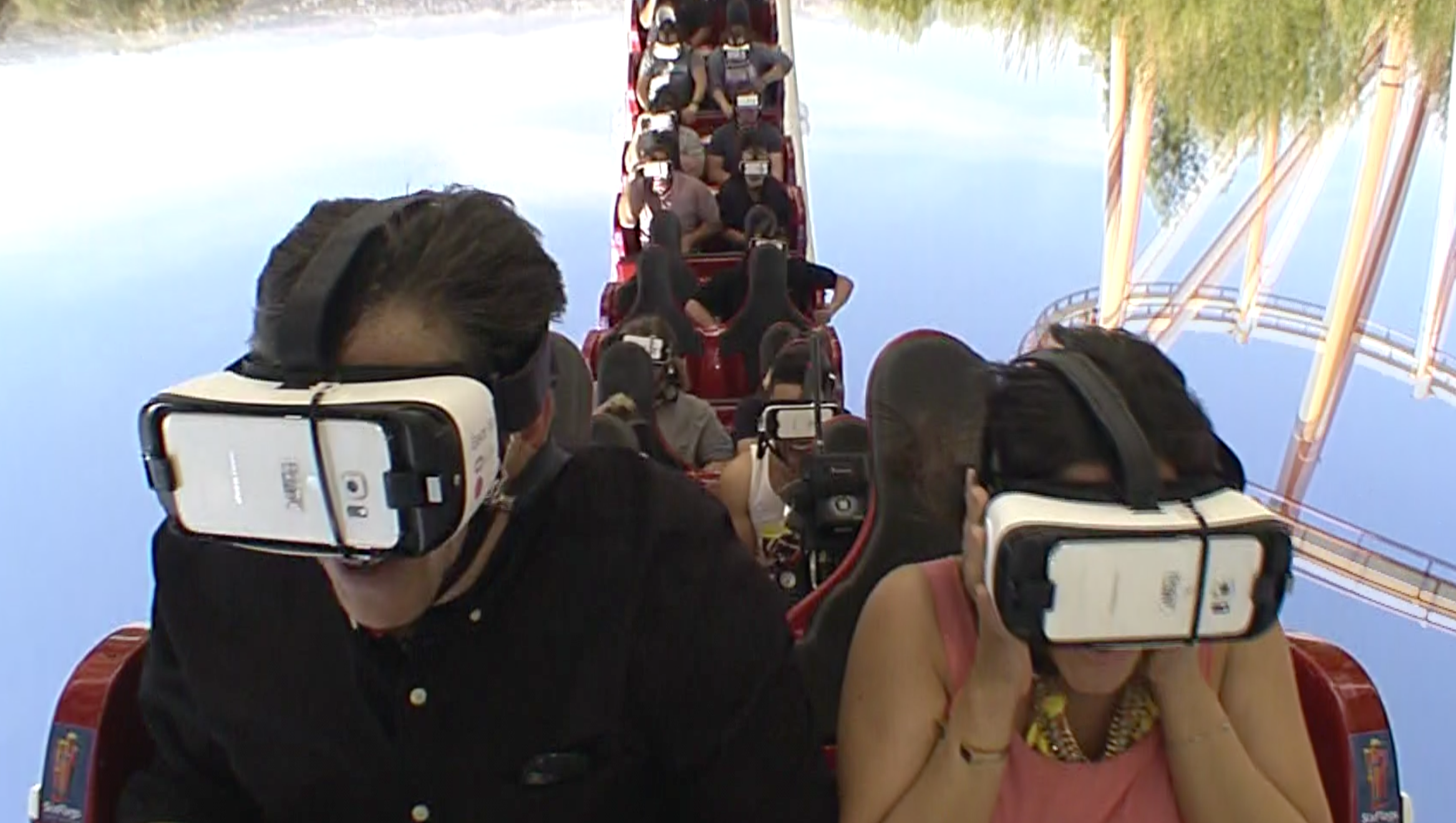 Virtual reality roller coaster ride unlike any other