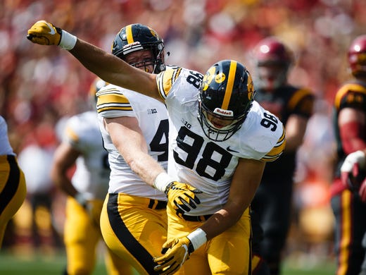 Iowa football: Anthony Nelson enters NFL draft, will forgo senior year