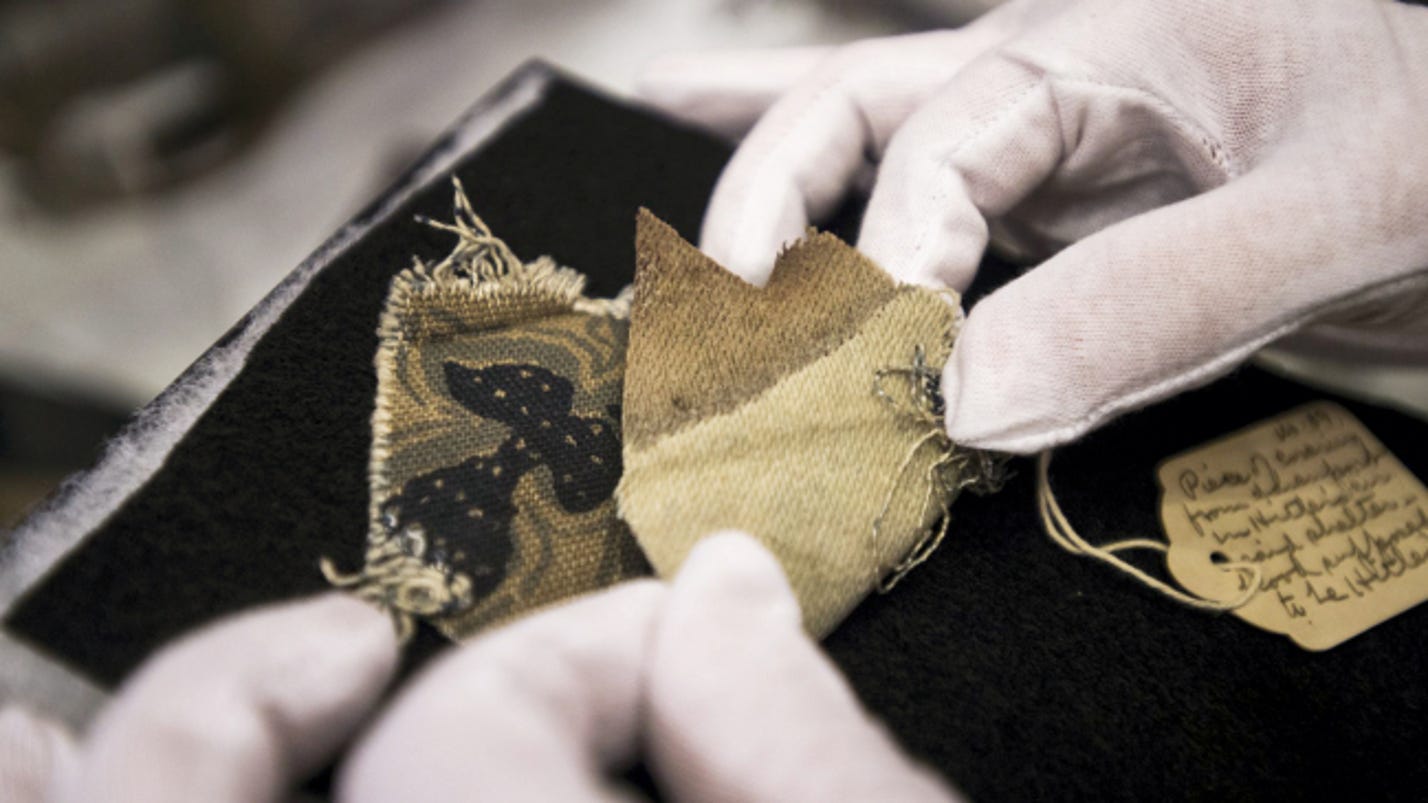 Gettysburg Curator: Blood-stained piece of Hitler's couch preserves history