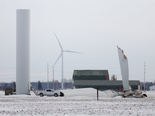 Investigation continues into wind turbine collapse