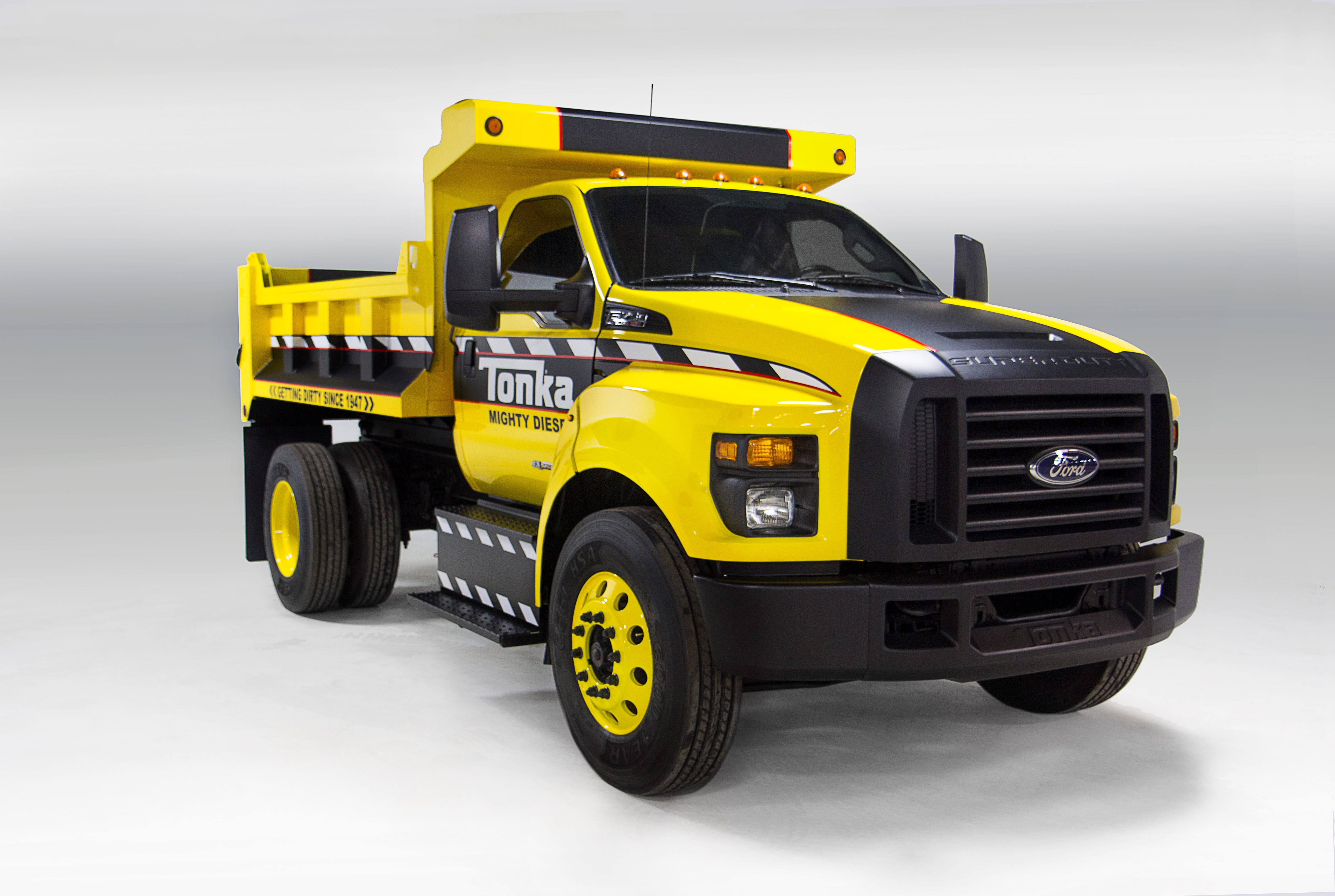 Ford-Tonka dump truck a huge 'toy'