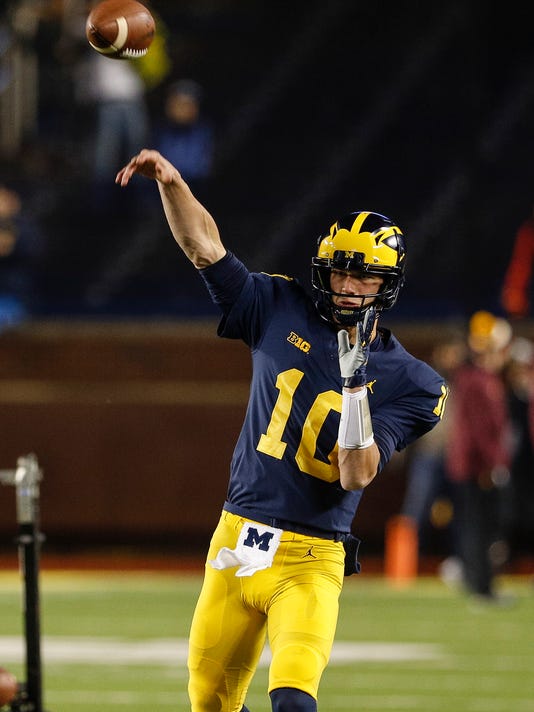 Michigan's Dylan McCaffrey confident despite QB additions