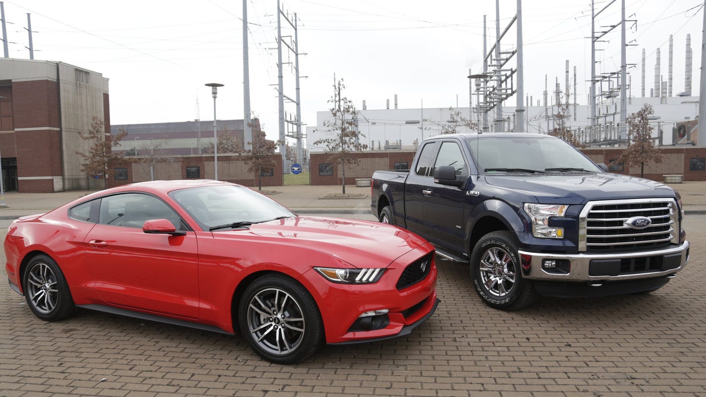 Ford Mustang, F-150 sweep Free Press car, truck of year