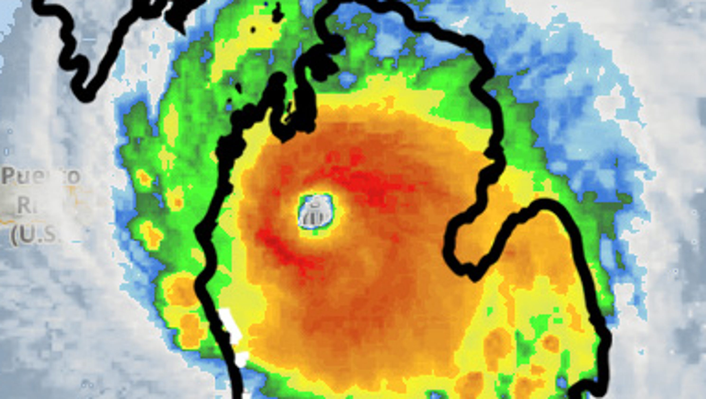 Here's how big Hurricane Irma is compared to Michigan