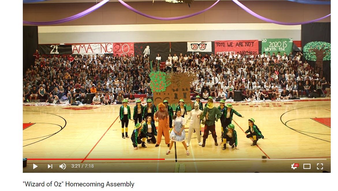 Arizona high school pep rally 'Wizard of Oz' dance goes viral