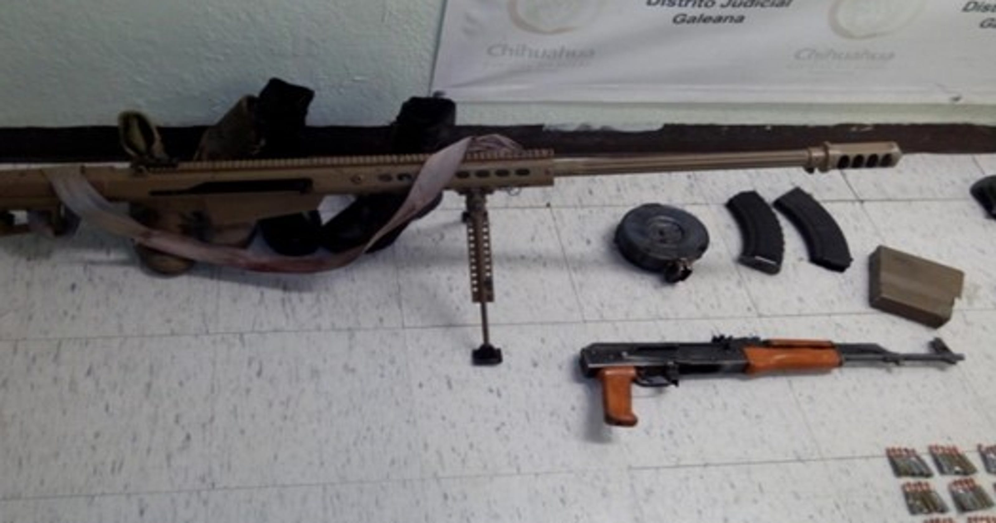 Rocket launcher, cartel arsenal seized