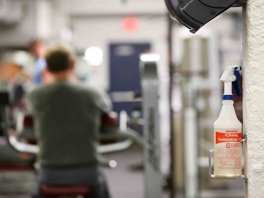 Experts: Gym equipment a breeding ground for germs