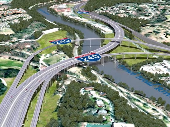 Officials OK widening I-240 in West Asheville with I-26 Connector