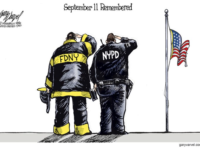 Gary Varvel's 9-11 remembrance cartoons