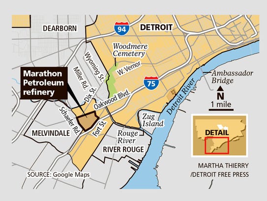 Marathon refinery seeks OK to hike air pollutants