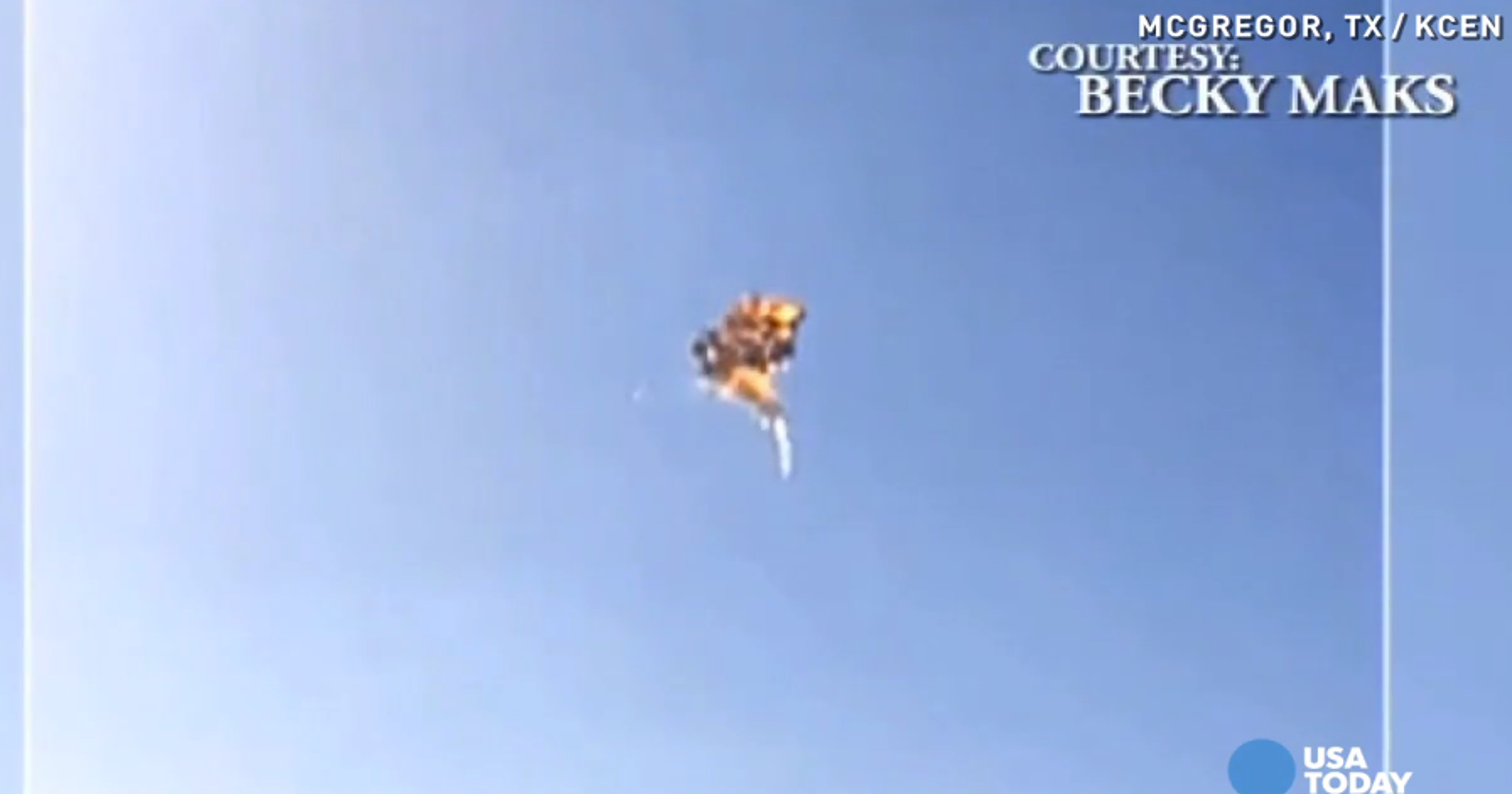 SpaceX rocket explosion caught on video