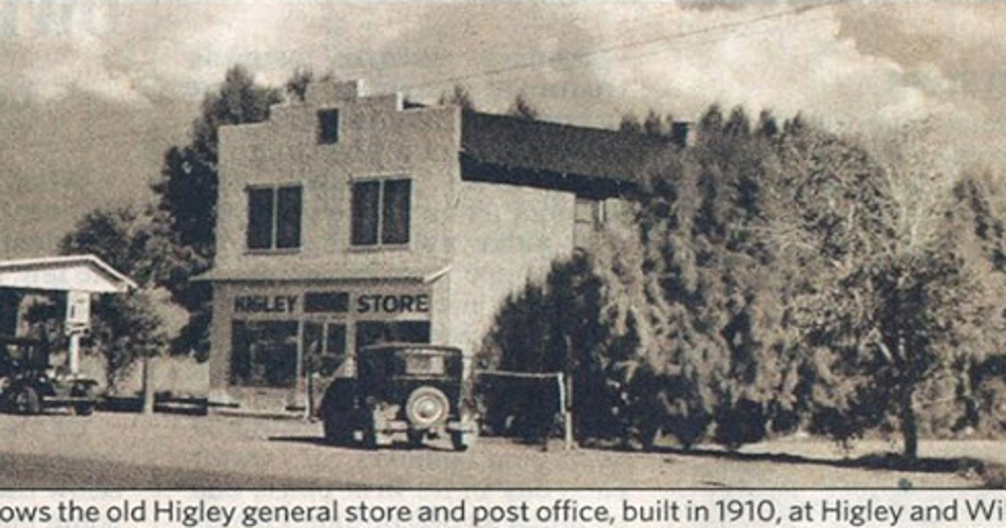 Gilbert history: Higley once was a store and a station