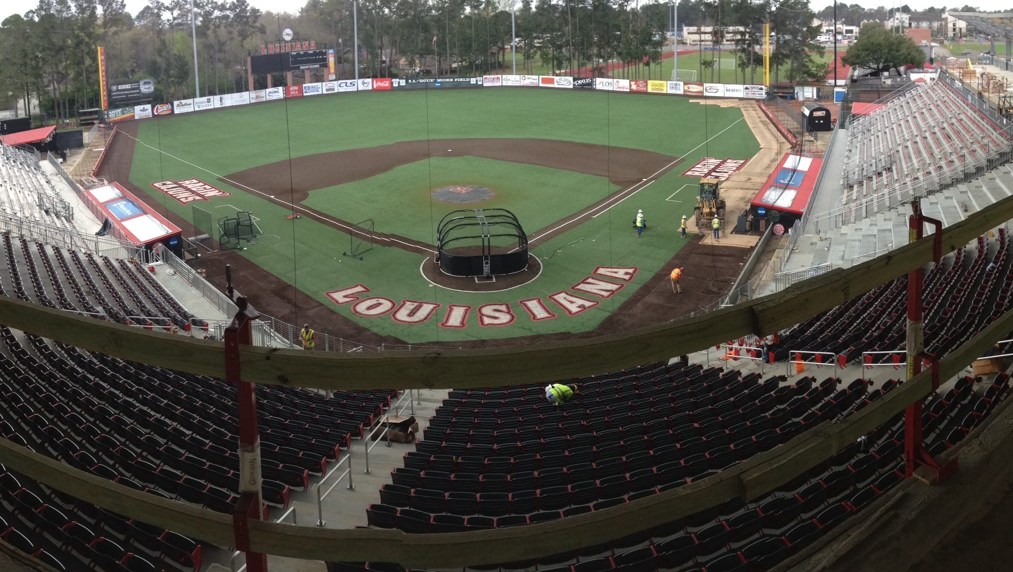 Under-renovation UL baseball stadium is ready for play