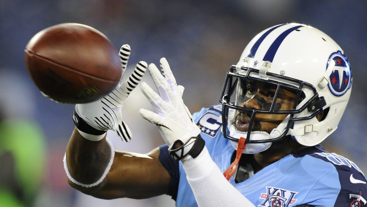 Titans wide receiver Nate Washington