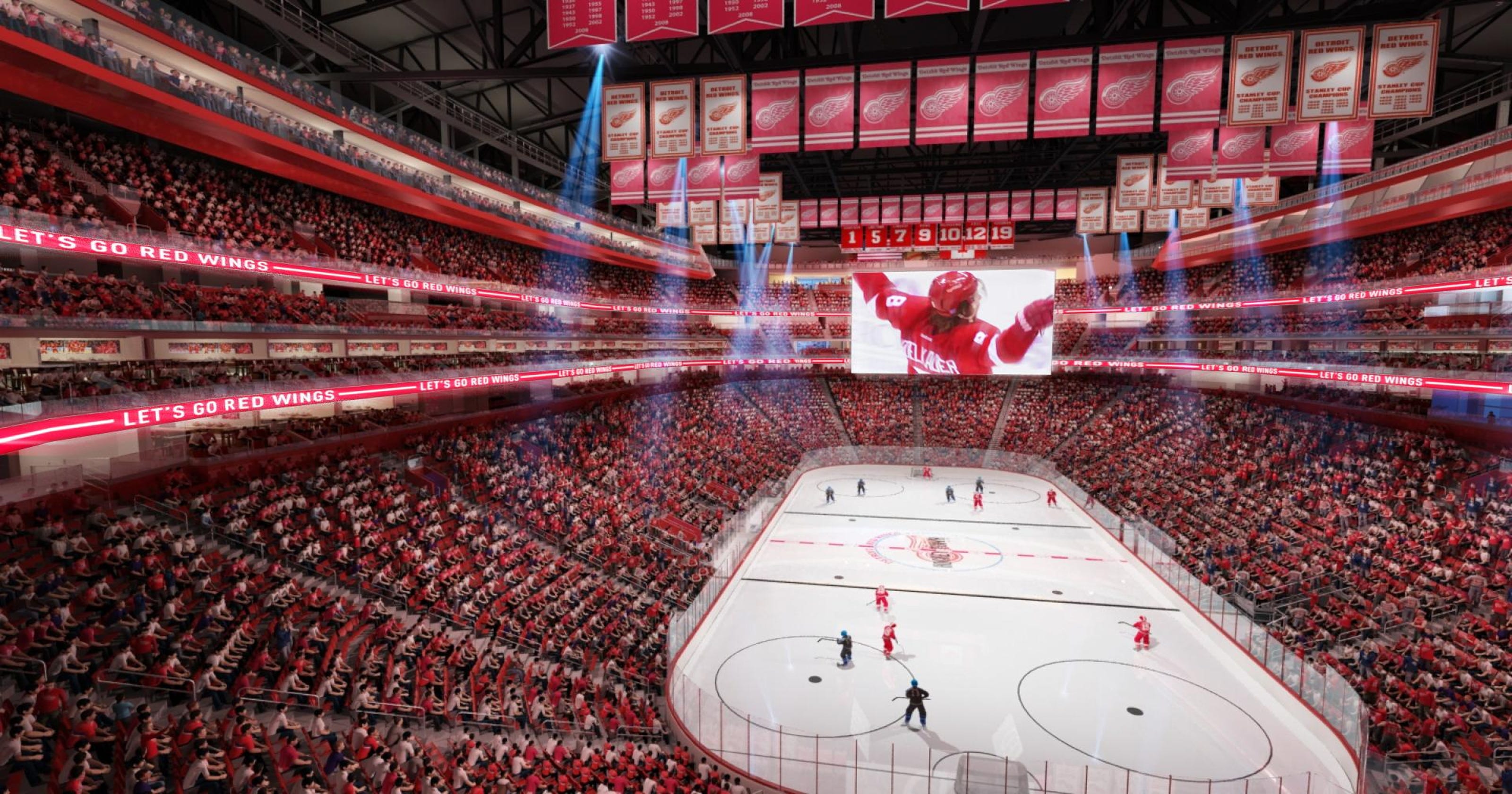 Preview Center touts new arena and Ilitch's epic plan