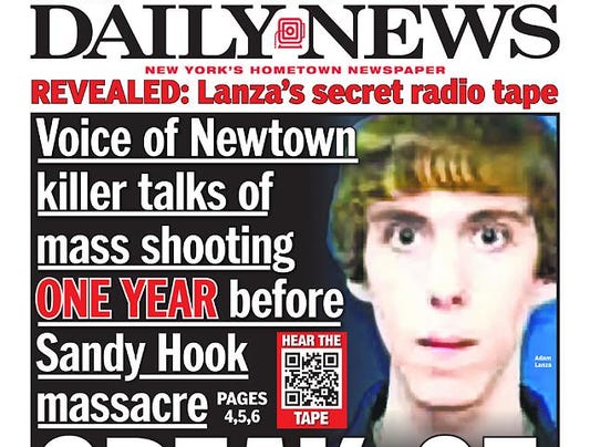 Tape surfaces of Adam Lanza's call to radio show