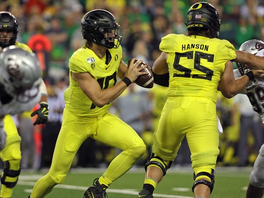 Green Bay Packers draft Oregon center Jake Hanson taken in sixth round