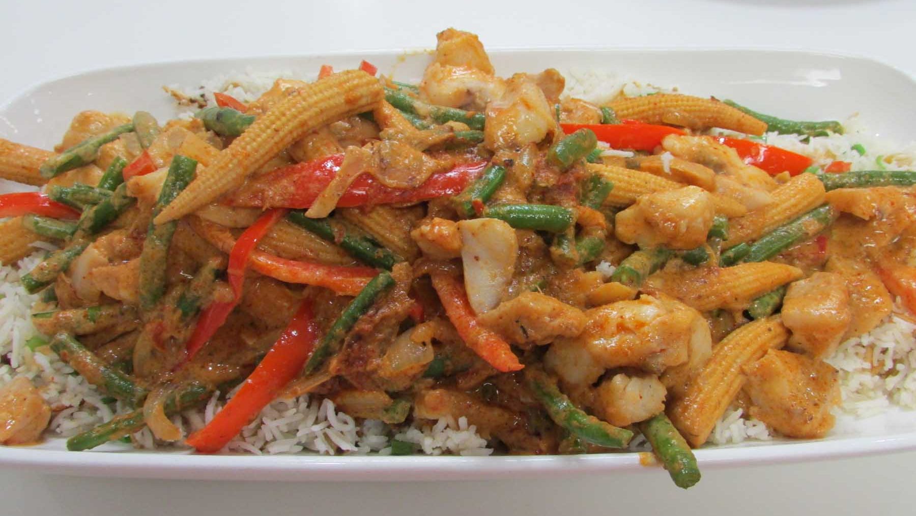 Red Snapper with Curry Sauce