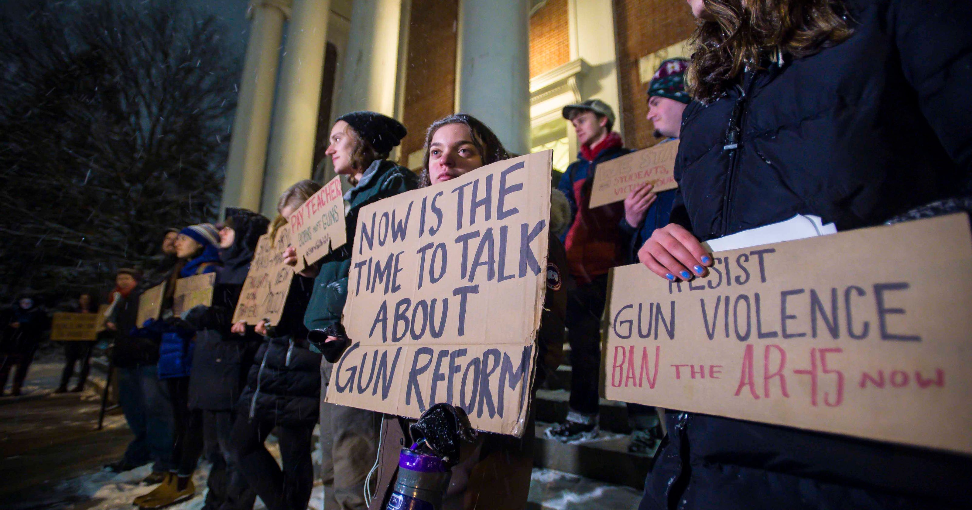 Pro gun rally at UVM attracts protesters