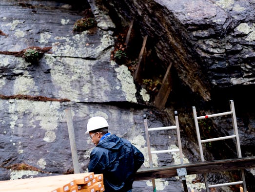 Flume doom? Repair work begins on century-old flume on Ocoee River