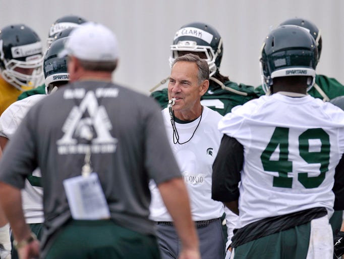 First Michigan State football practice 2015