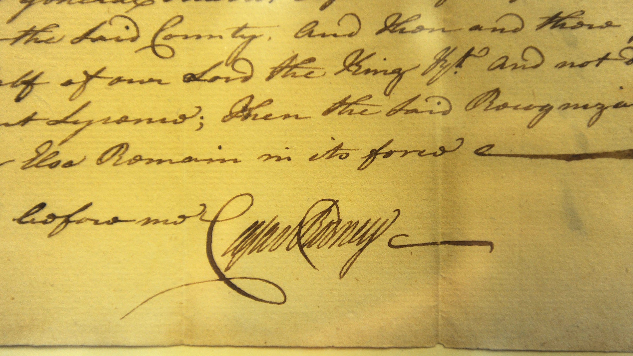 Caesar Rodney document to be sold at auction