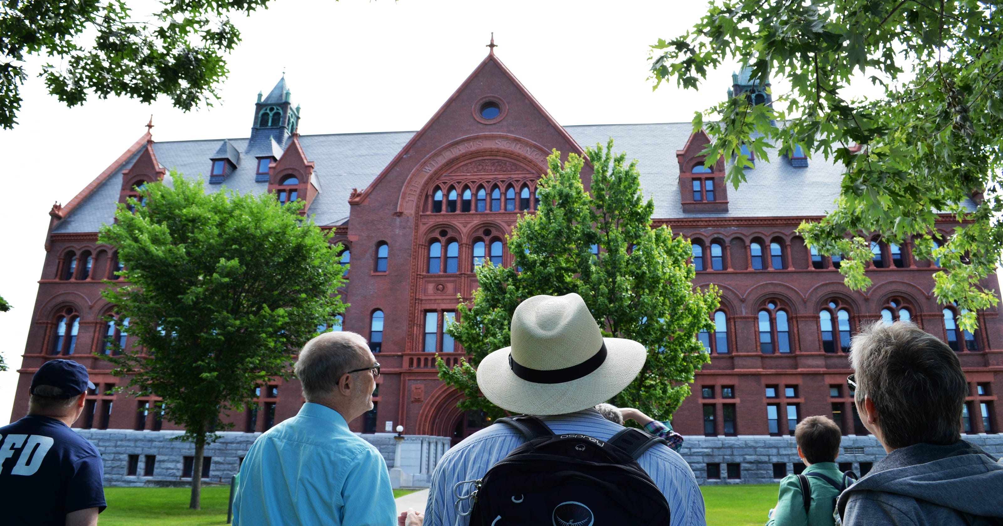 History tours take place every Saturday at the University of Vermont.