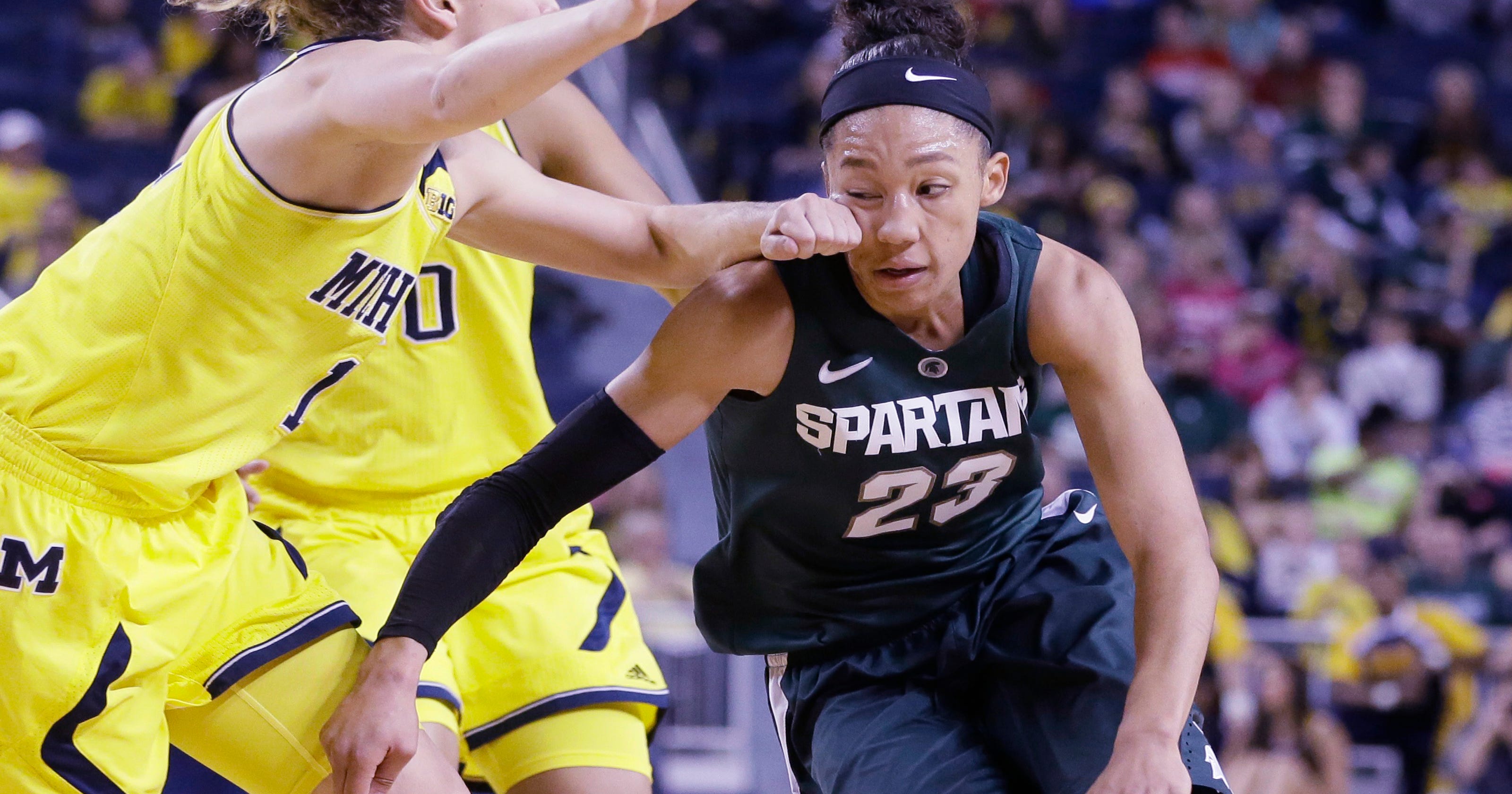 Spartans' Aerial Powers plays brilliant game, dejected by loss to Michigan