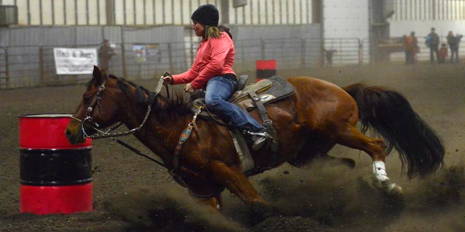 Feeling the rush of horse barrel racing