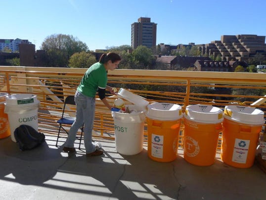 UT diverts 25 tons of waste from landfill in one football game