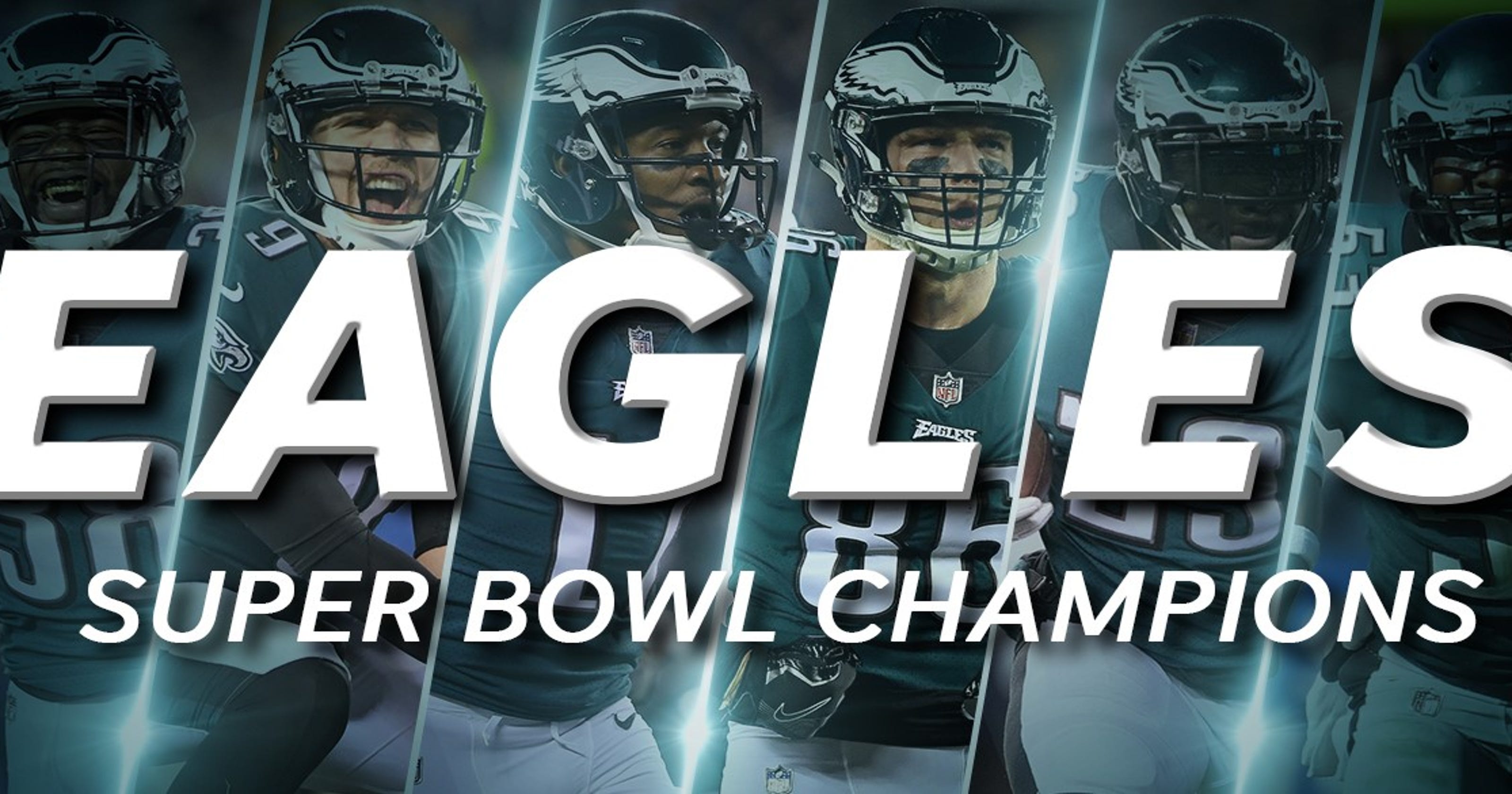 Eagles are Super Bowl champs, printable sign
