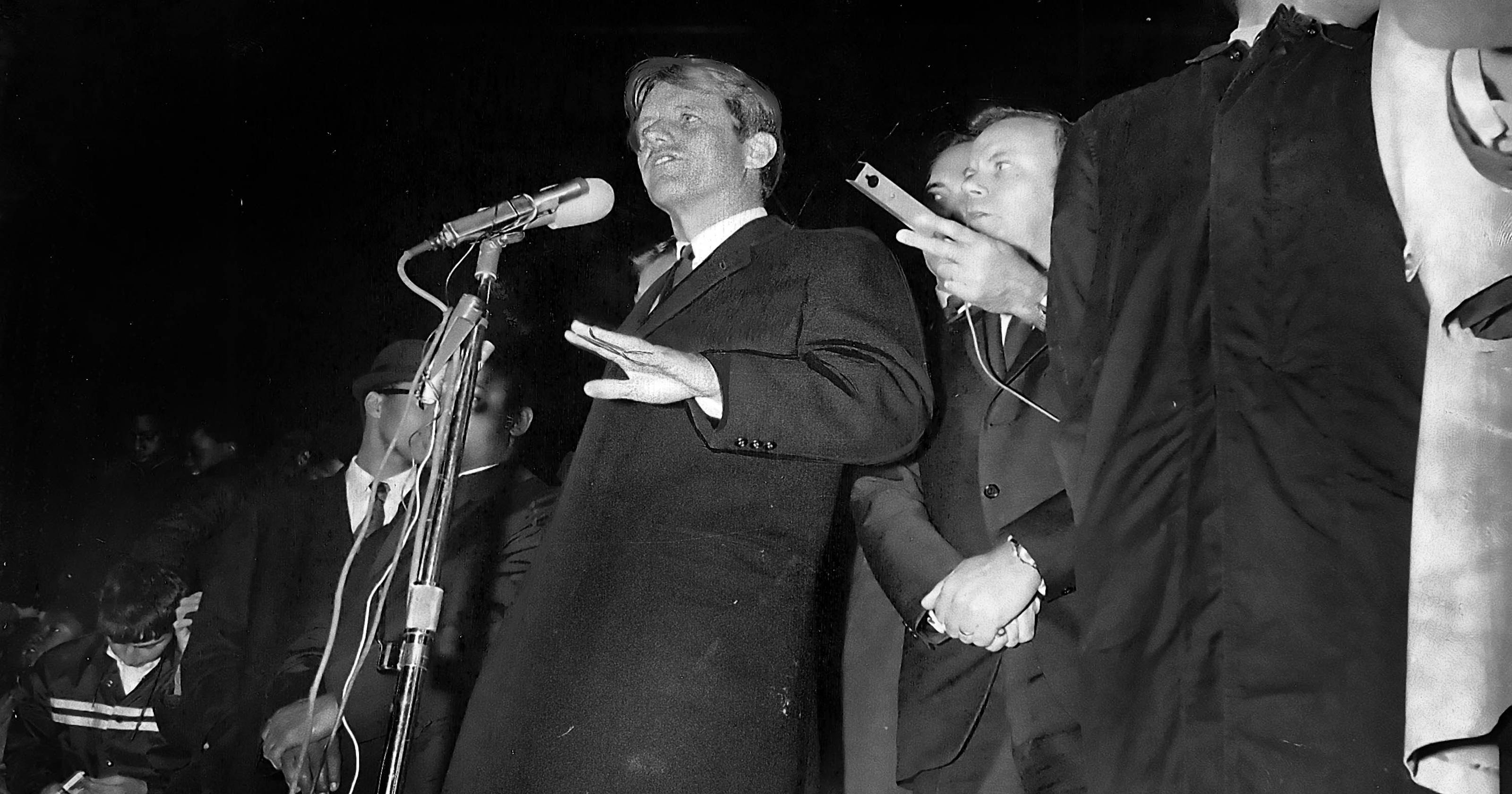 Read Robert Kennedy's speech he gave on Martin Luther King Jr.'s death