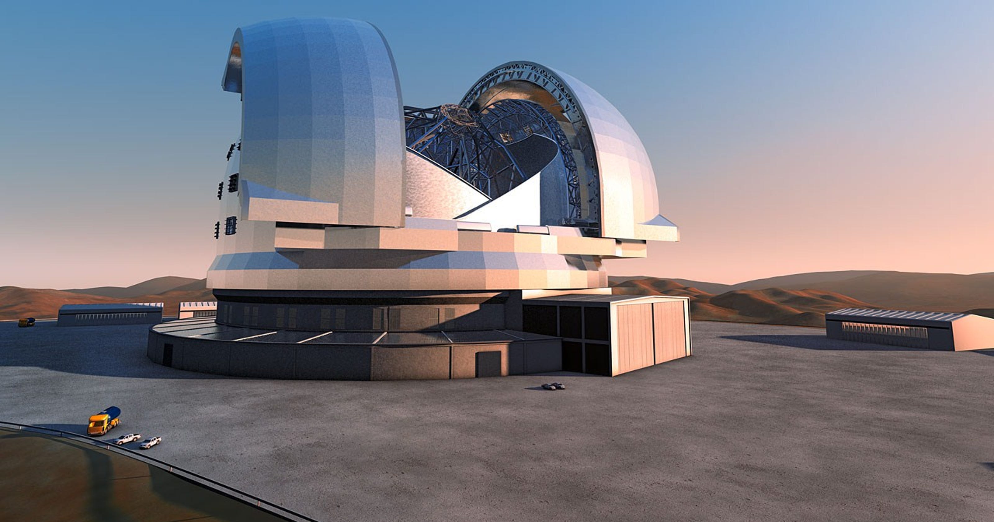 Mountain blasted to build 'Extremely Large Telescope'