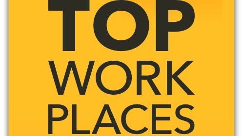 The list: Our area's 100 Top Workplaces