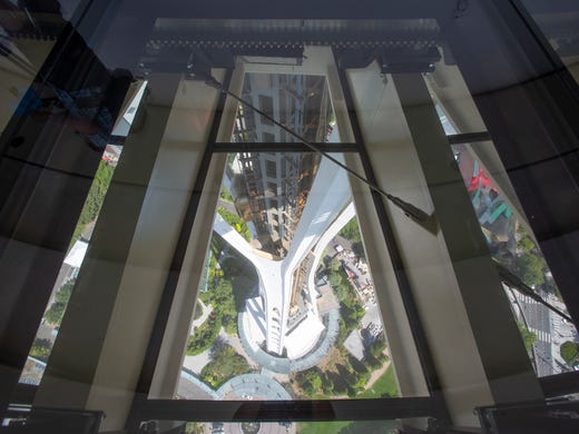 Seattle’s Space Needle opens the world’s only rotating glass floor