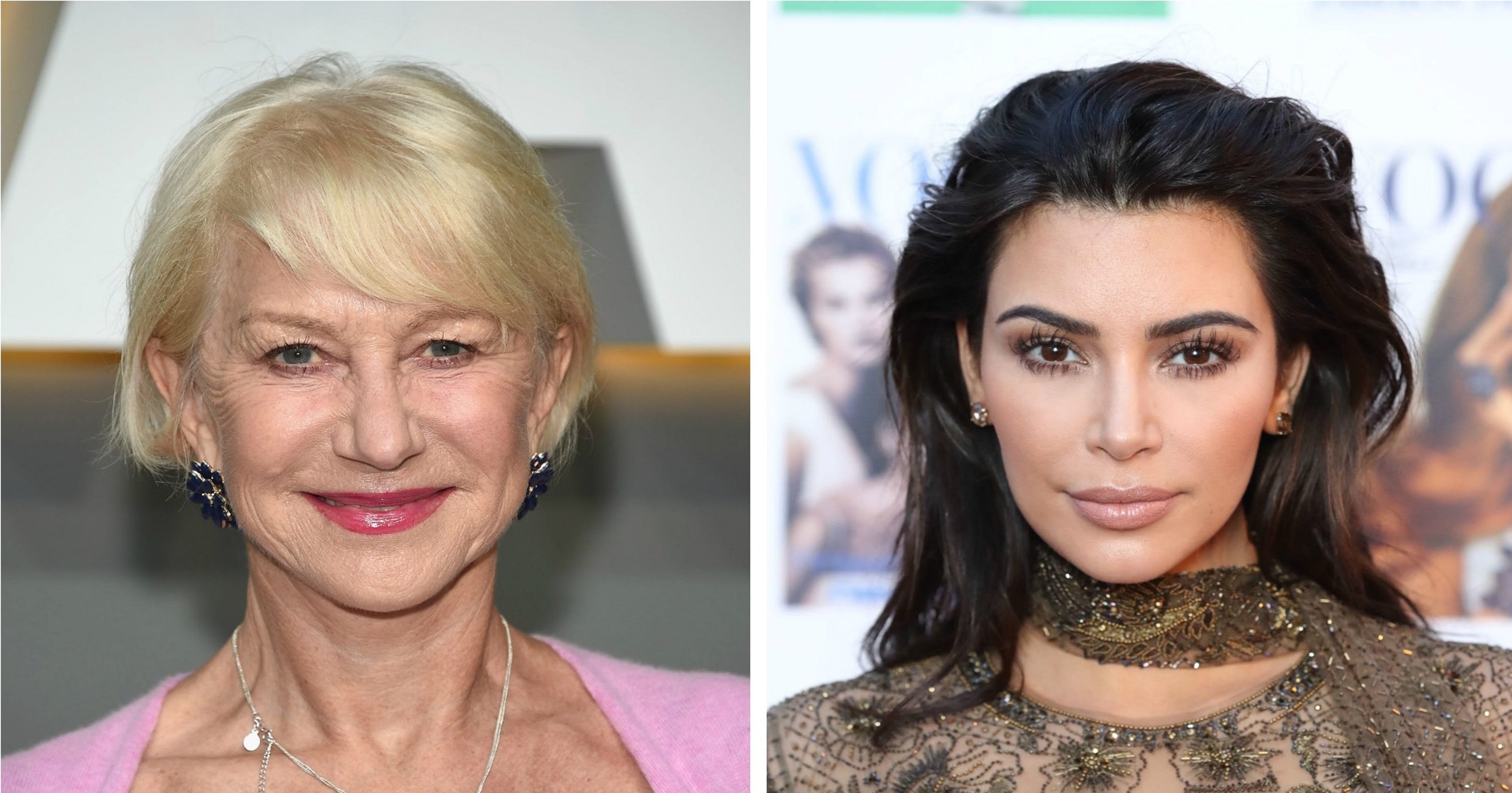 Dame Helen Mirren loves 'shameless women' like Kim Kardashian