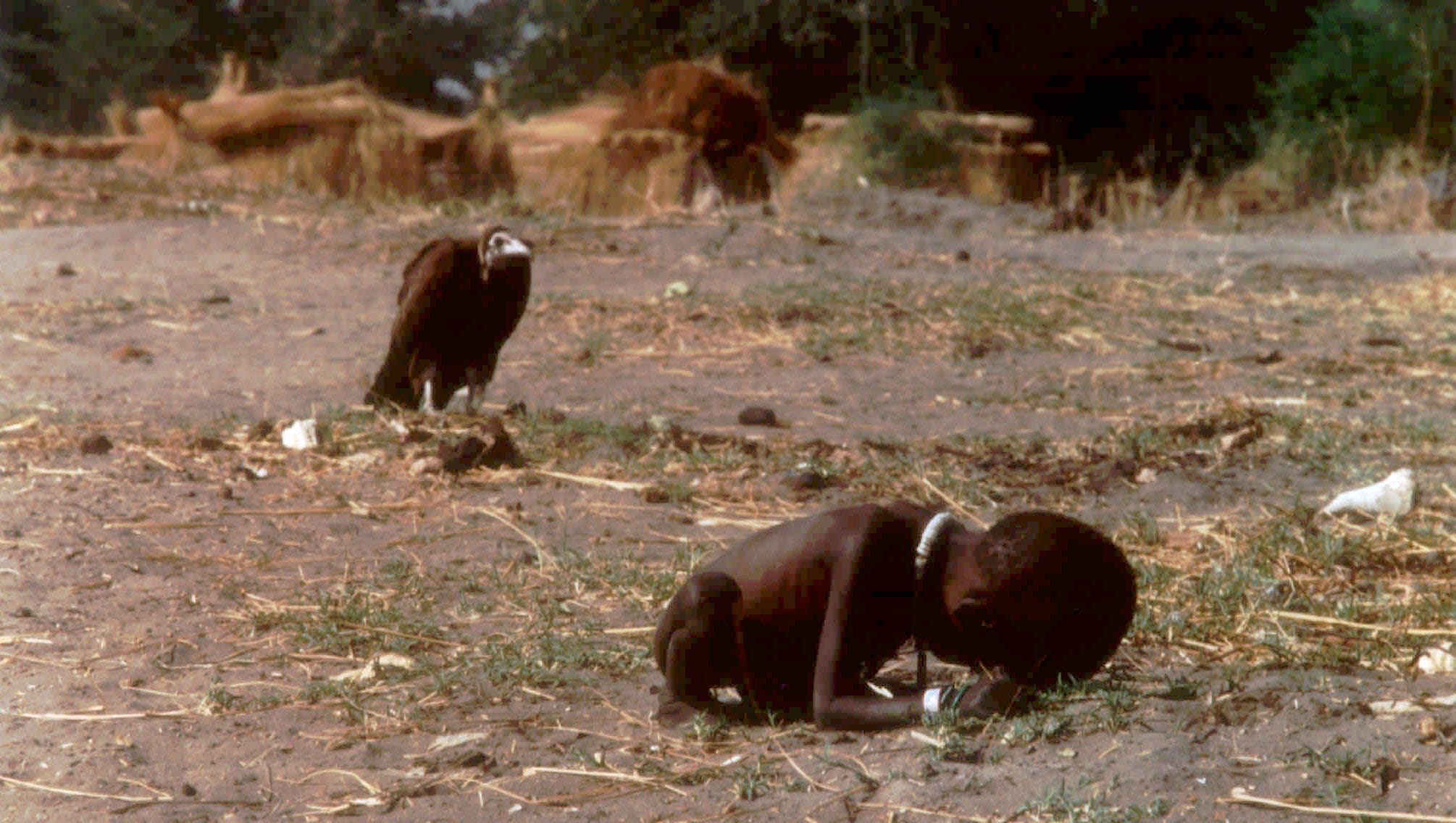 When I was a student, Kevin Carter's hypnotic image of a starving child ...