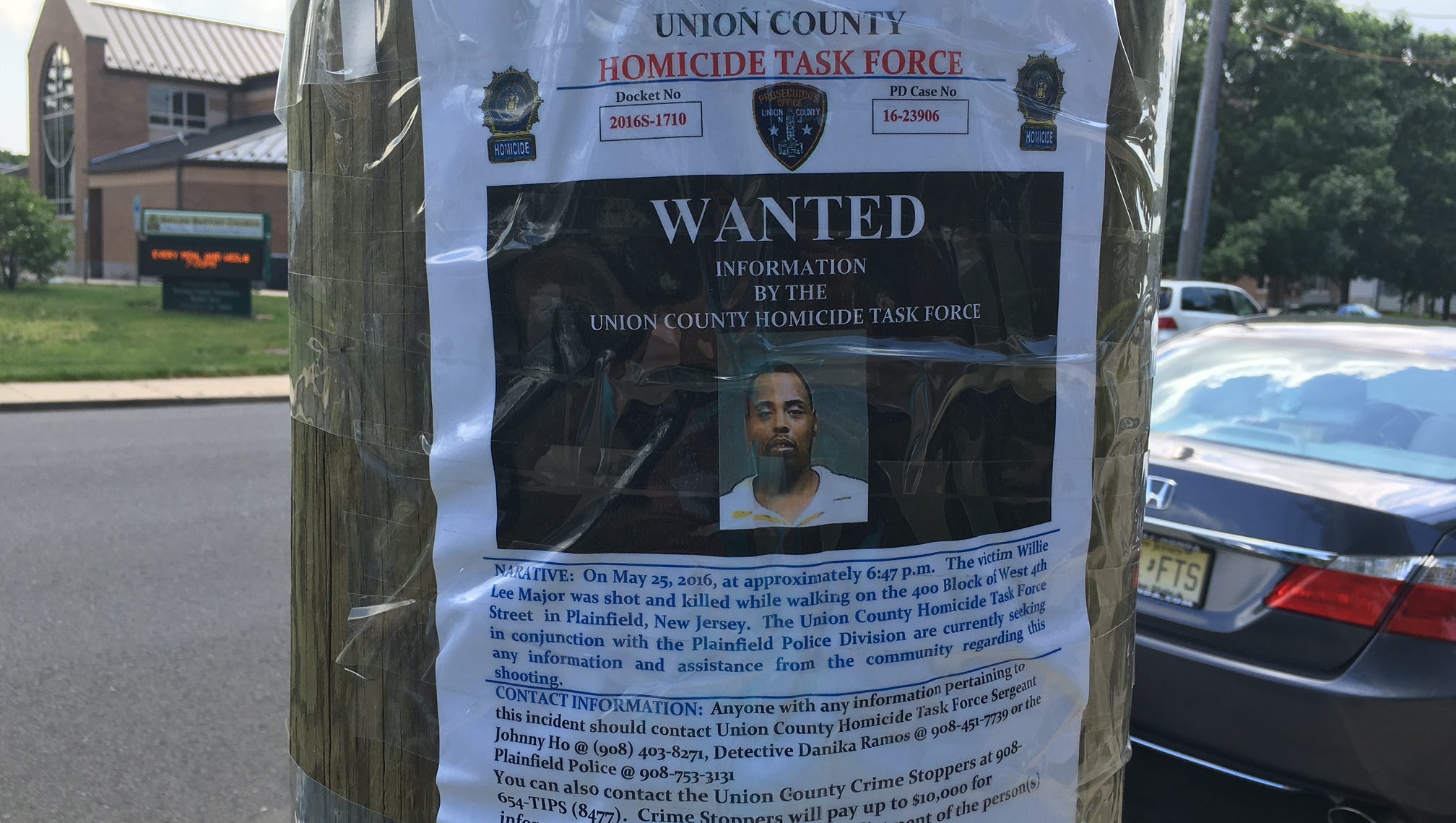 NJ man sentenced to prison for Plainfield gang-related shooting death