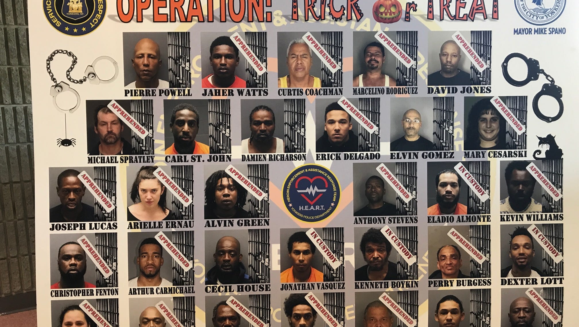 Yonkers police, DEA make 'major' heroin, cocaine, PCP bust