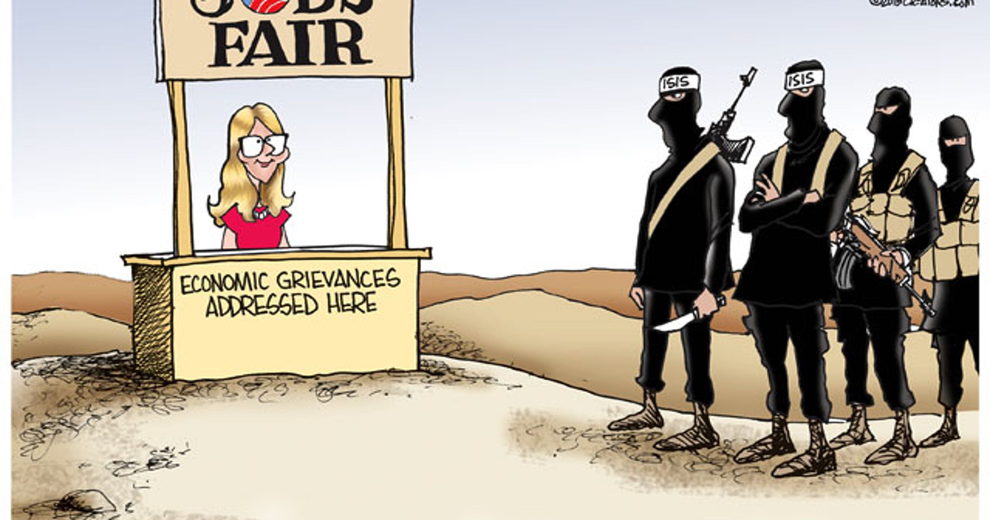 Cartoonist Gary Varvel: Jobs for Islamic State terrorists