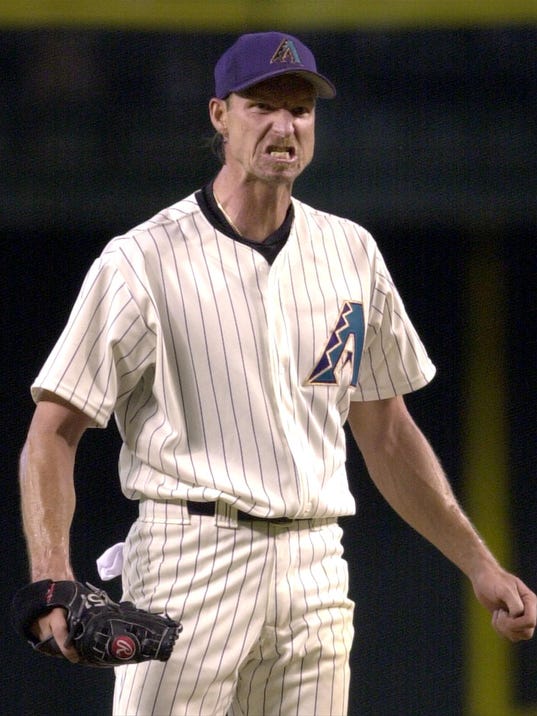 Diamondbacks' Randy Johnson killed a bird with a pitch 15 years ago today
