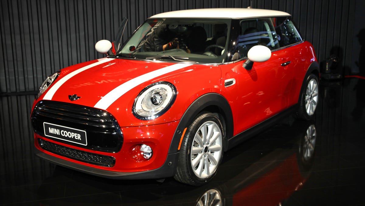 The redesigned Mini Cooper hardtop