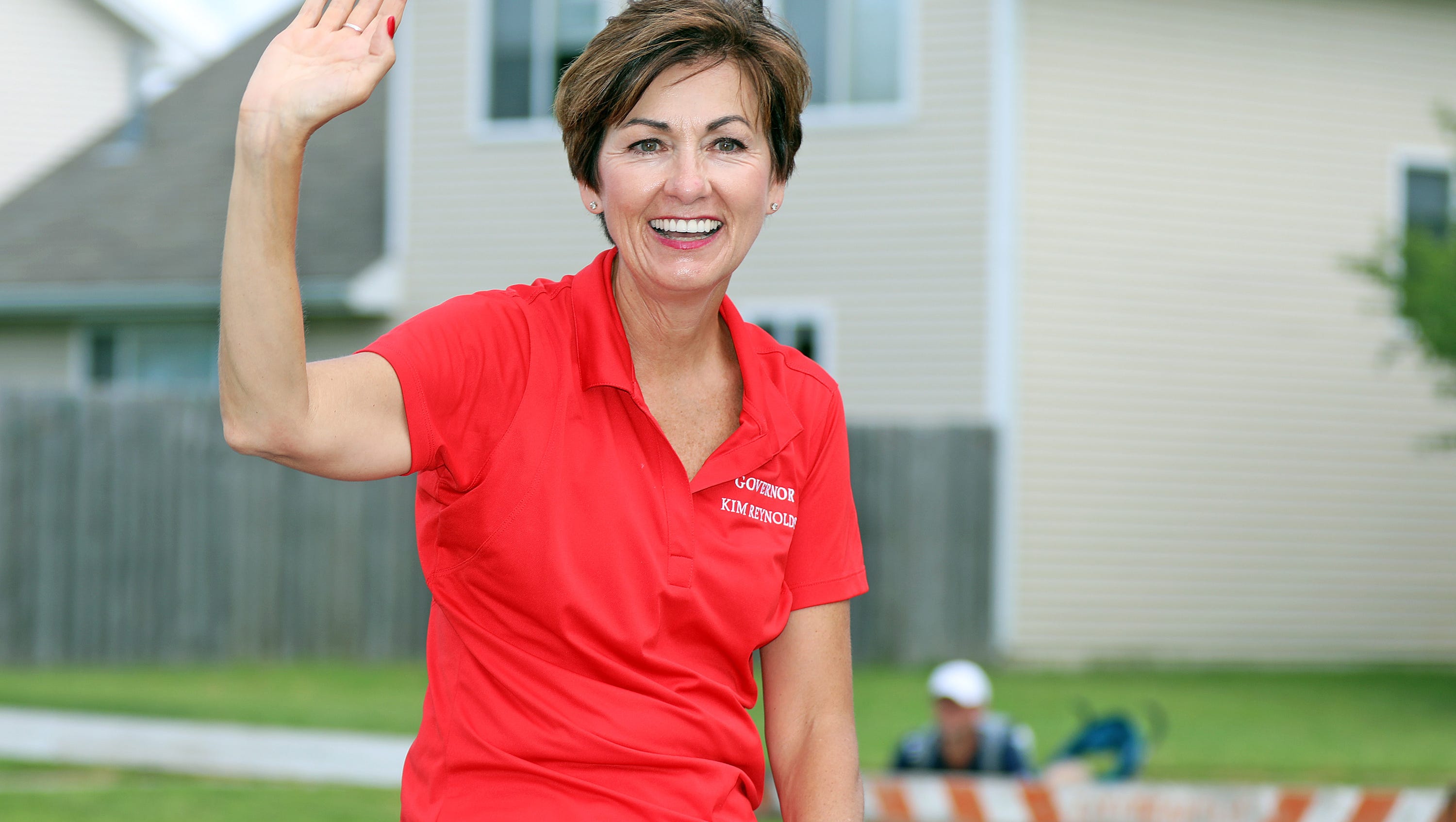 Kim Reynolds and her husband earned $163,000 last year