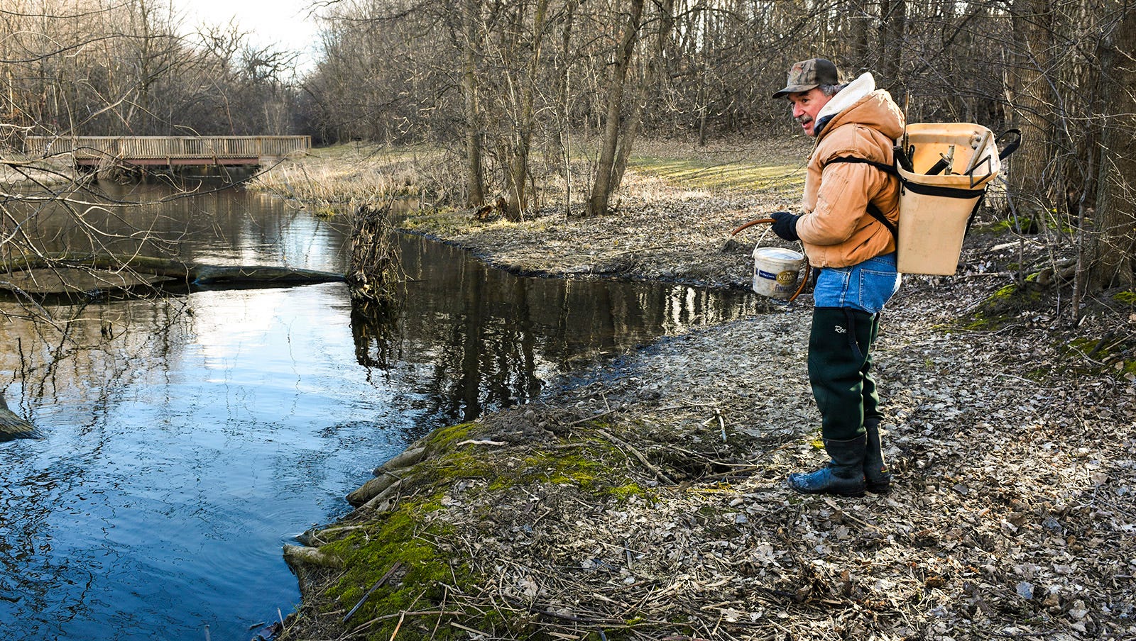 Beaver trapping in an age when fur is out of fashion