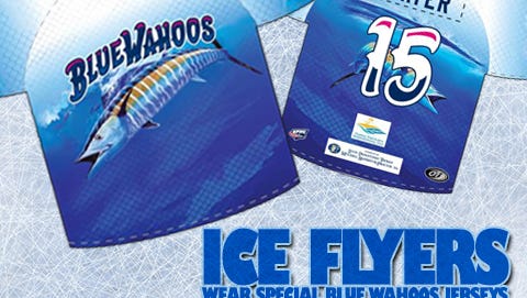 Ice Flyers, Blue Wahoos partner on uniforms