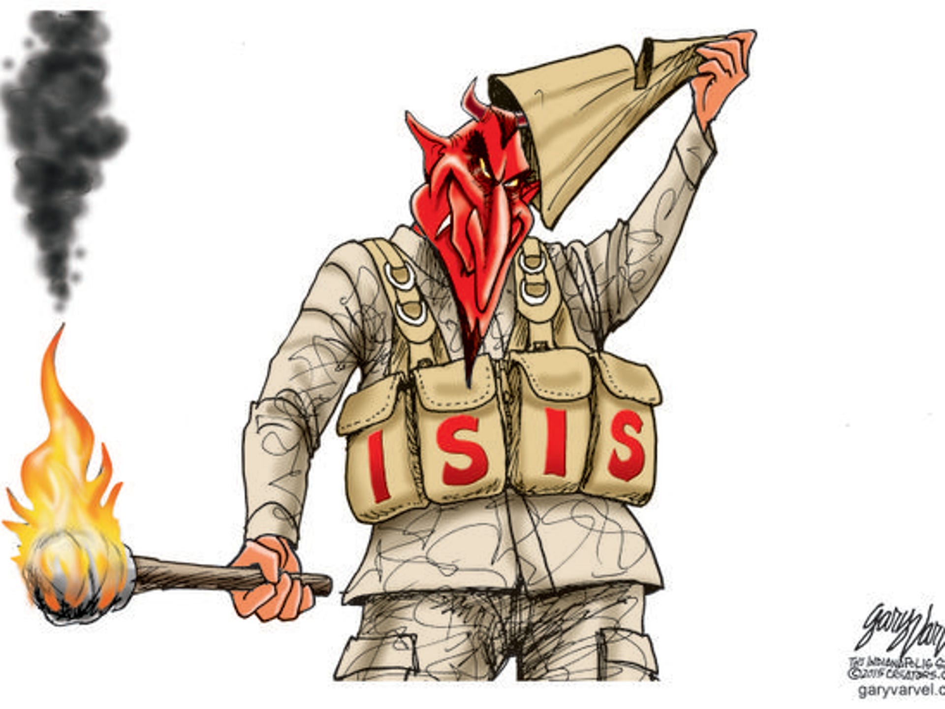 Editorial cartoons: Terrorism